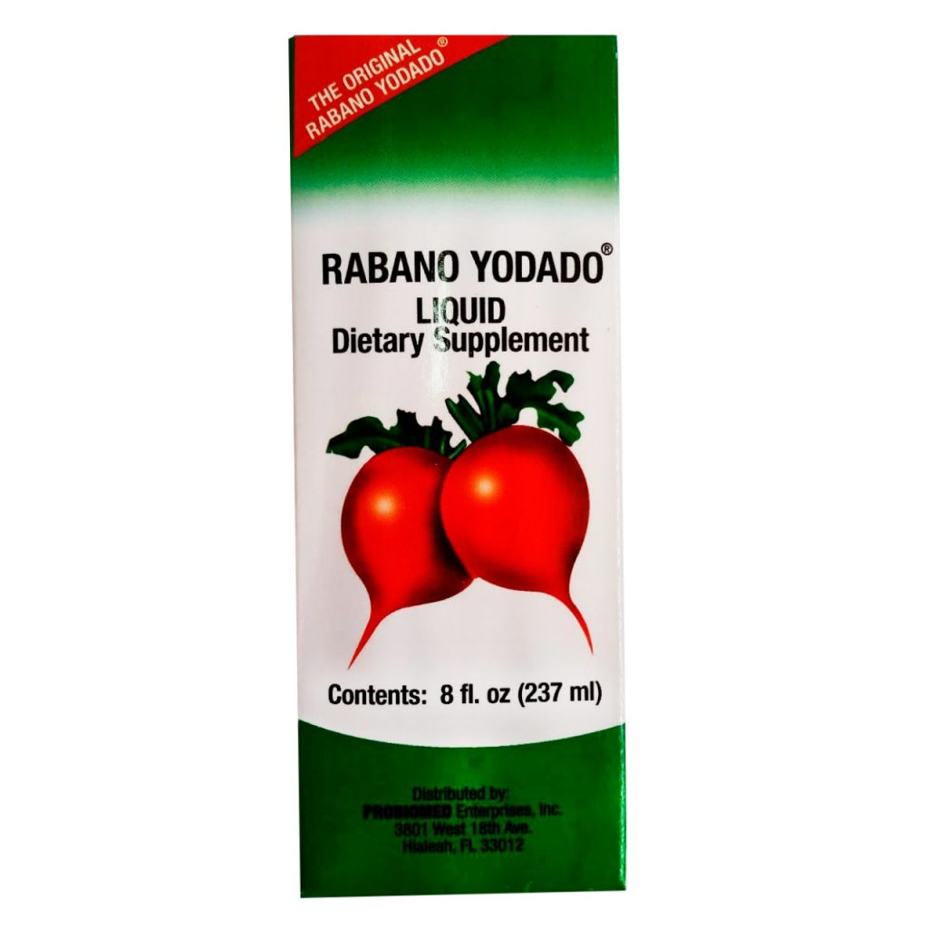 RABANO YODADO Liquid Dietary Supplement, Cont. 8 Fl. oz (237 ml ...
