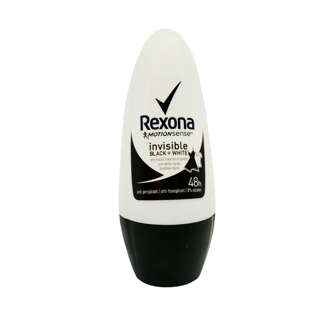 Rexona Motionsense, Invisible Black+White, Deodorant Womens, Roll On ...