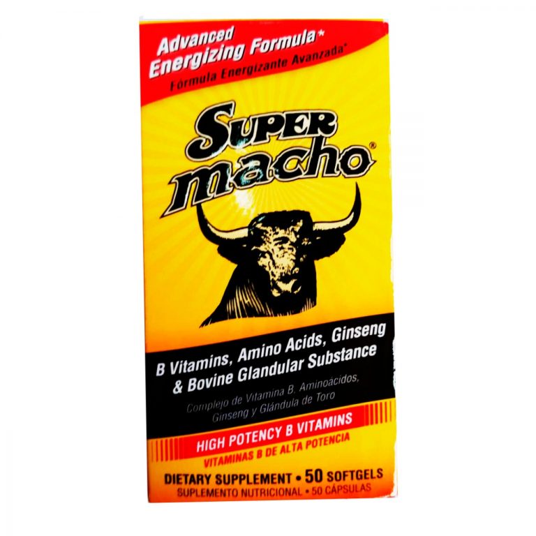 Super Macho Vitality and Stamina Dietary Supplement, Cont. 50 Softgels – Bestdeal-shop.com