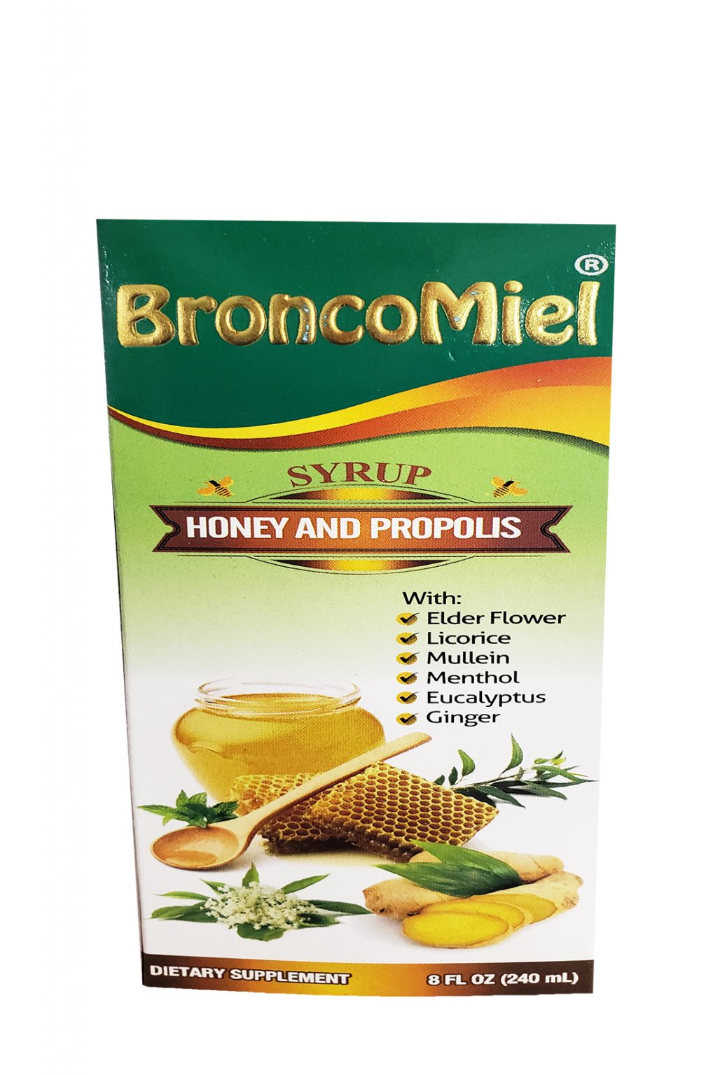 Honey & Propolis Syrup/Bronco Miel Jarabe 8fl – Bestdeal-shop.com