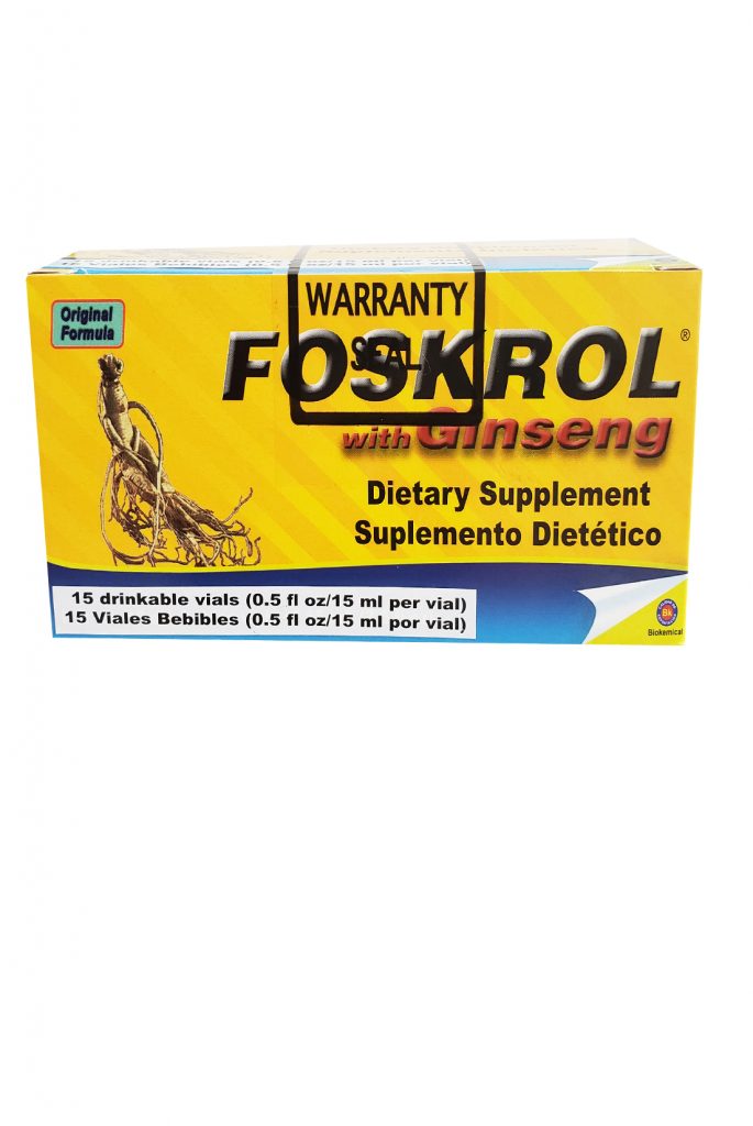 Foskrol with Ginseng 15 Drinkable vials Dietary Supplement – Bestdeal ...