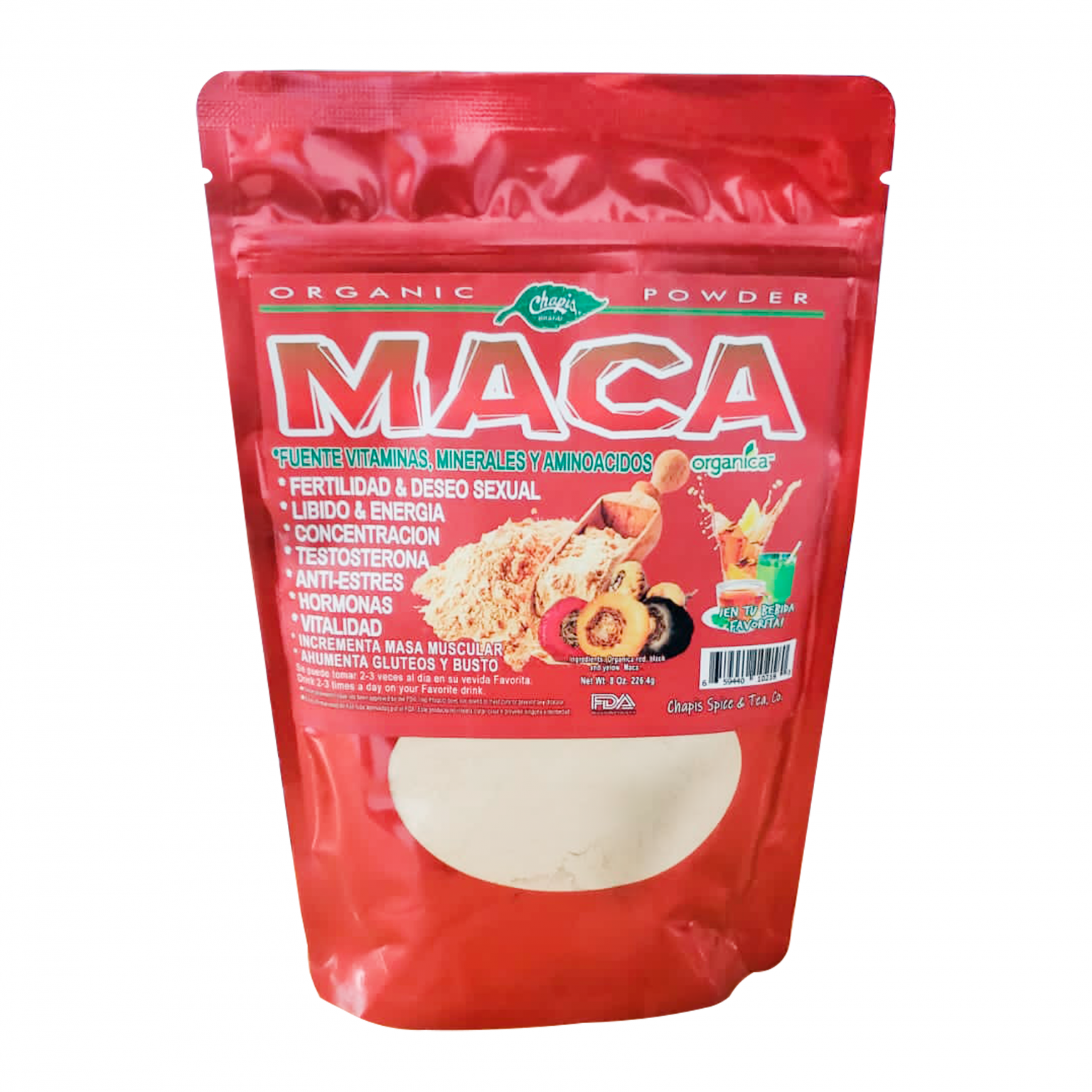 CHAPIS BRAND, MACA, SOURCE OF VITAMINS, MINERALS AND AMINO ACIDS, Net ...