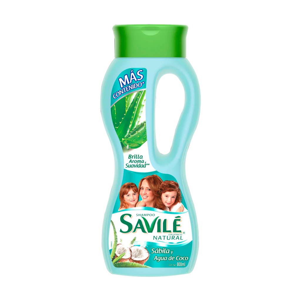 SAVILÉ NATURAL, SÁBILA Y AGUA DE COCO, SHAMPOO – Bestdeal-shop.com